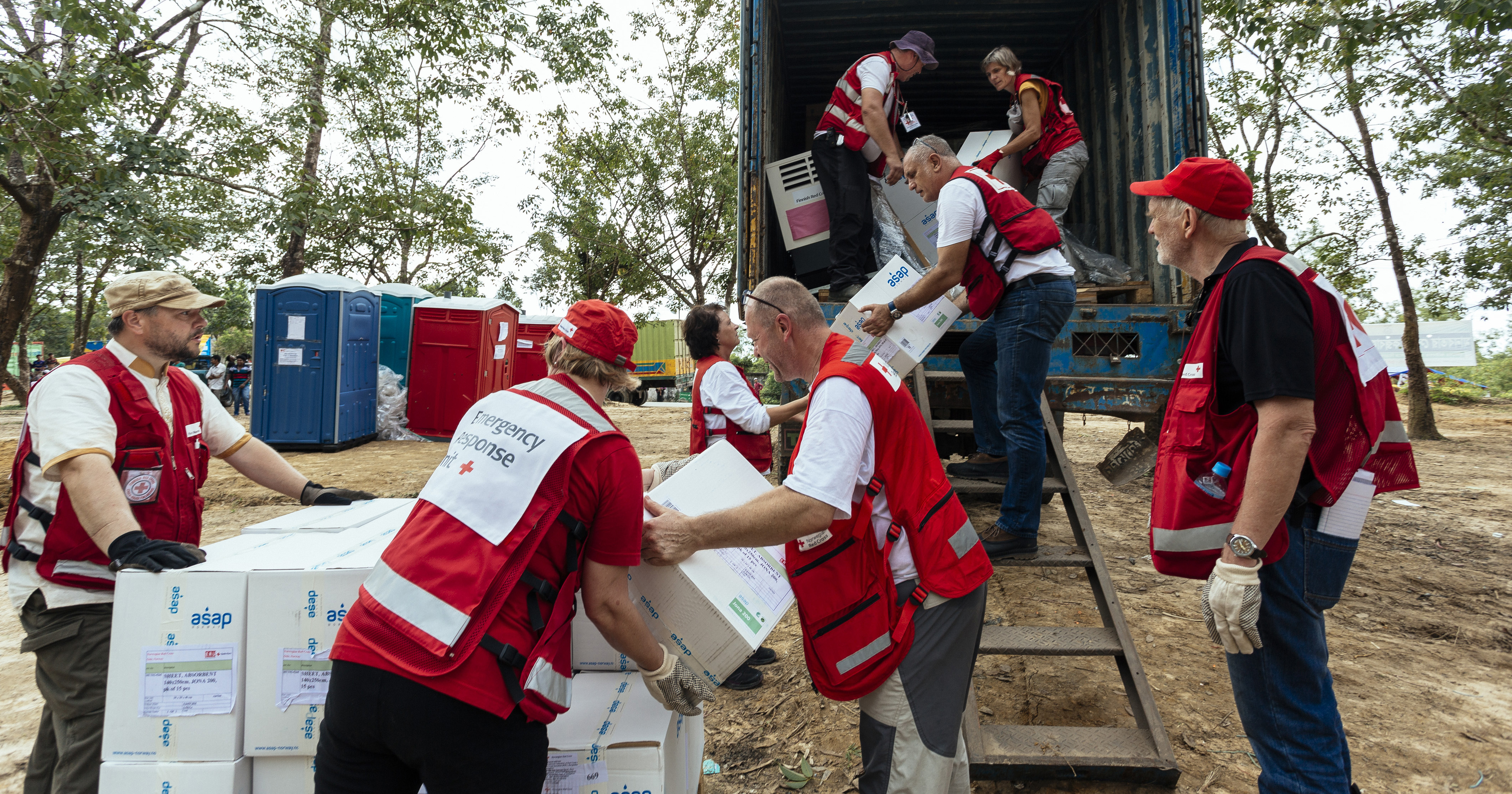 Hurdan är Röda Korsets humanitära hjälp? - Finlands Röda Kors